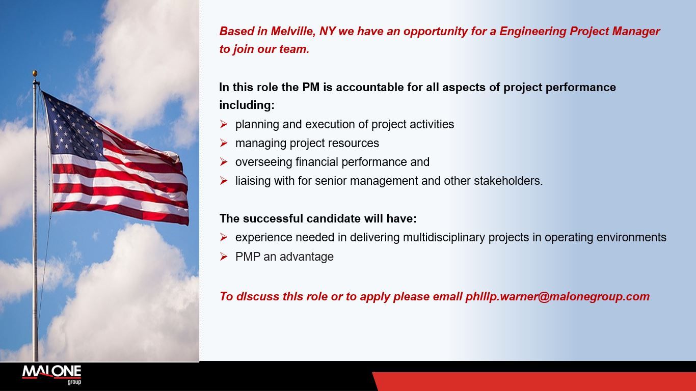 We have an opportunity for an experienced Project Manager to join our ...