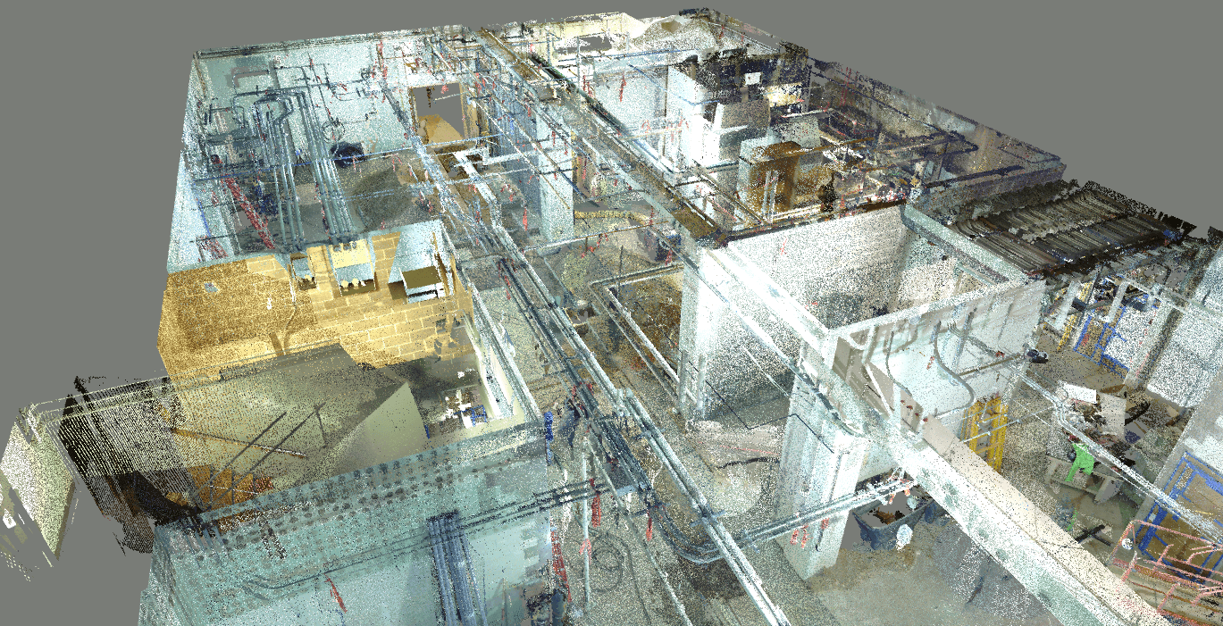 3D laser scan of a manufacturing plant and warehouse - Malone Group