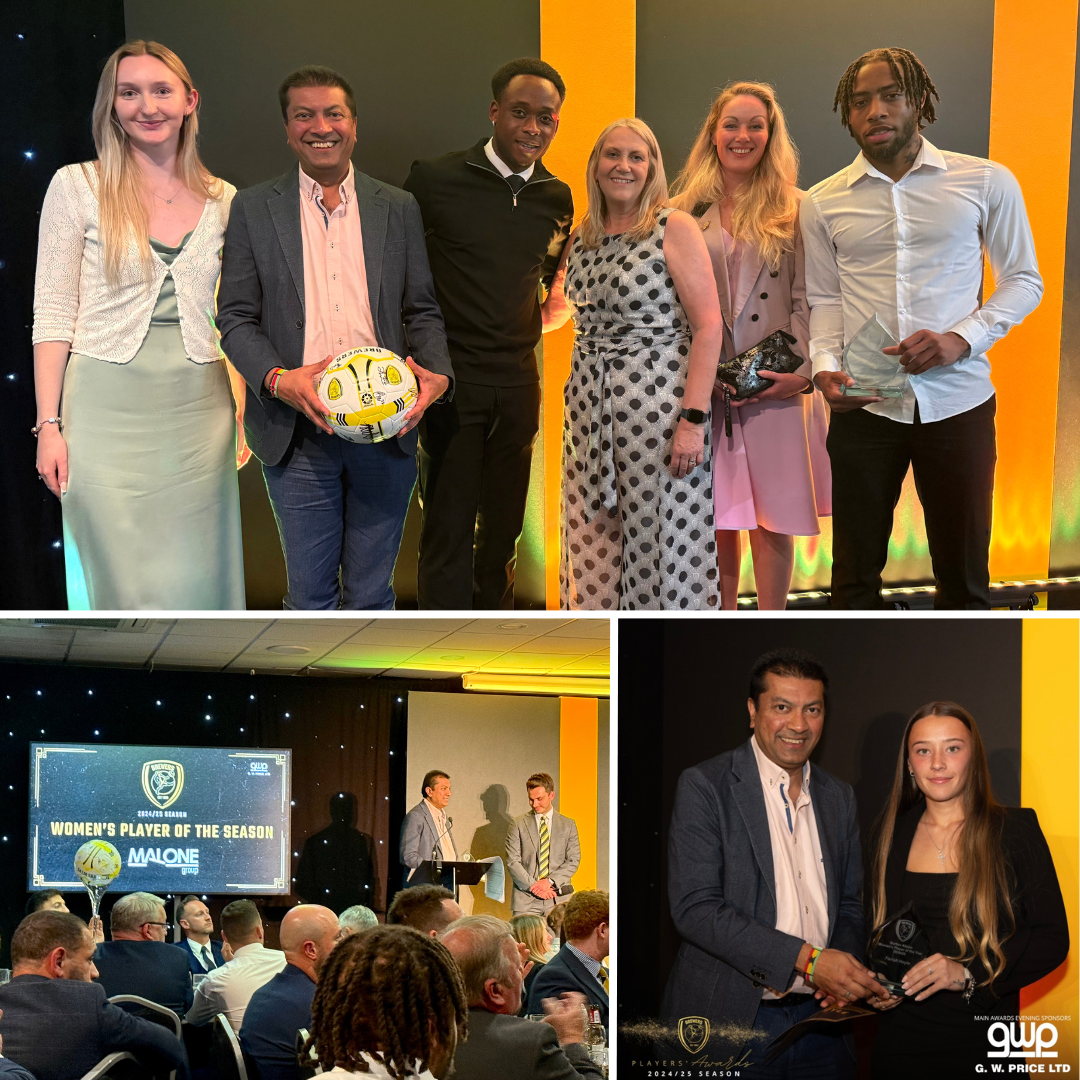 Malone Group recently attended the Burton Albion Football Club Footballer Awards - Malone Group