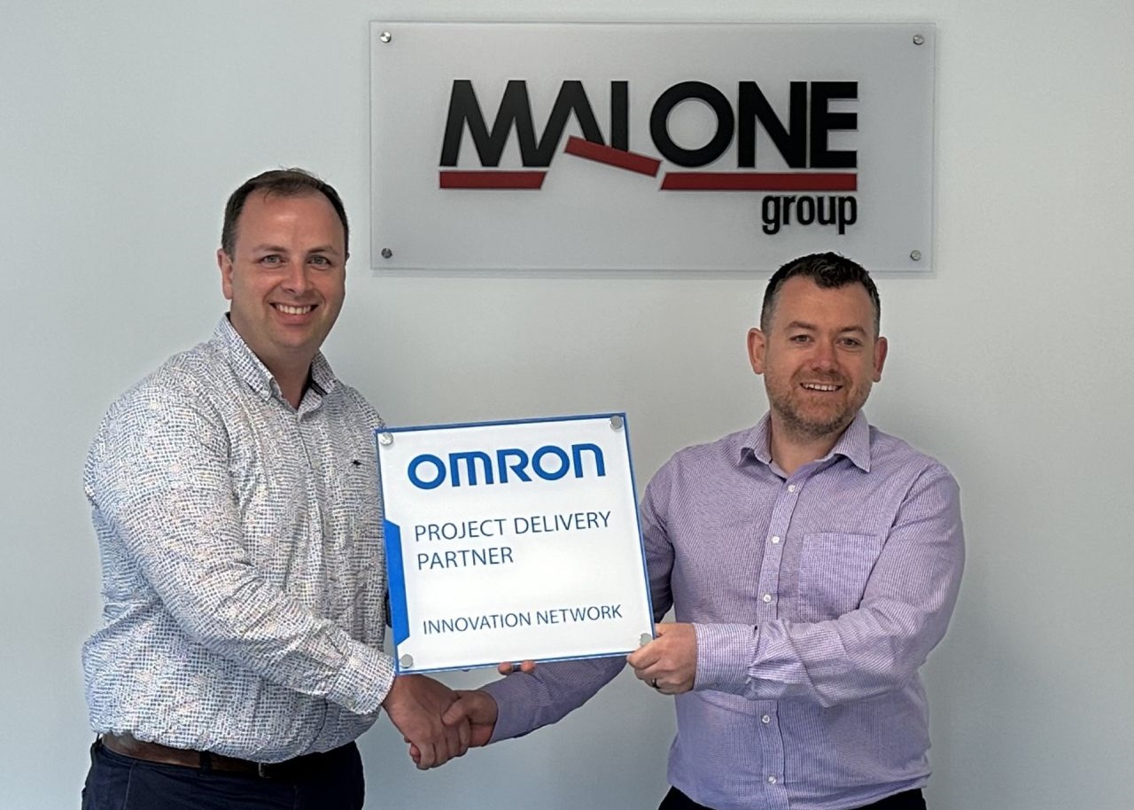 Malone Group was presented with the official Project Delivery Partner Plaque! - Malone Group